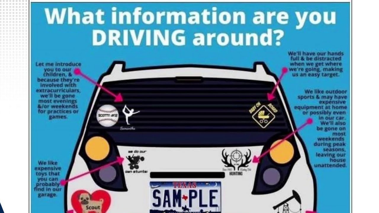 Bumper stickers could be dangerous, here's how