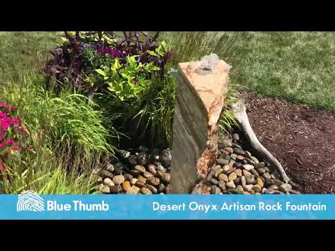 Desert Onyx Artisan Rock Fountain