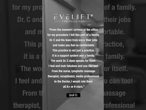 EVE Lift™ Patient Experience Reviews | Eden Plastic Surgery: Dr. Ali Charafeddine, MD