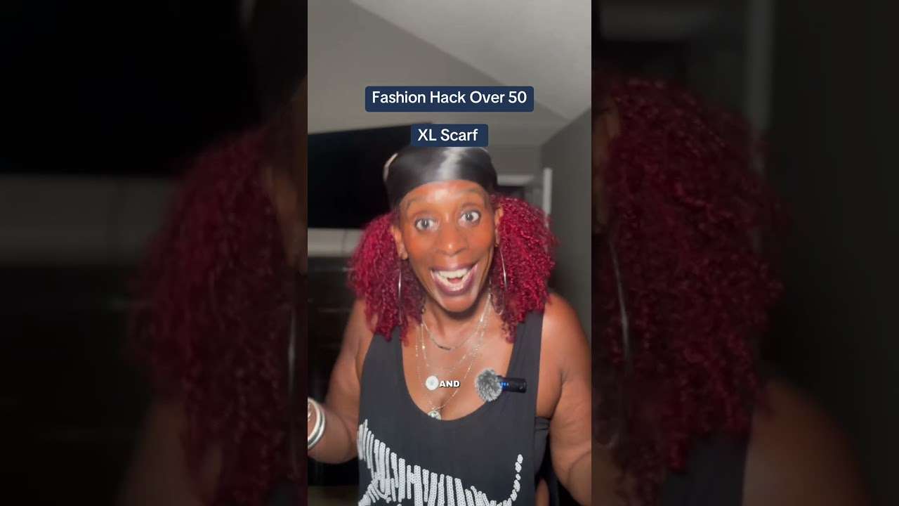 Fashion Hack Over 50 | Style an XL Scarf Like a Pro! 🧣