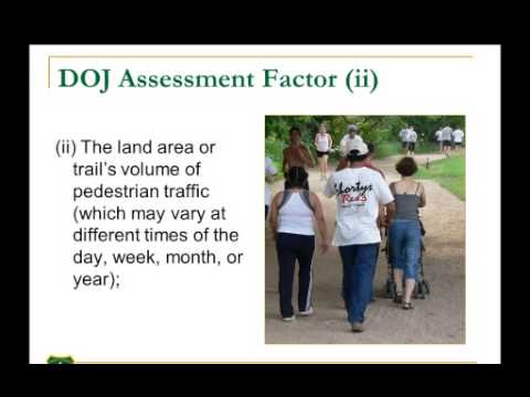 How Department of Justice's ADA Rules on Mobility Devices Apply to Land Open to the