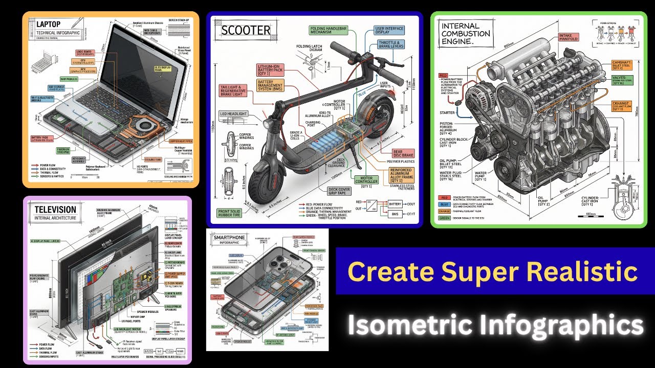   How to Create Super Realistic Isometric Infographics with Gemini in 30 Seconds