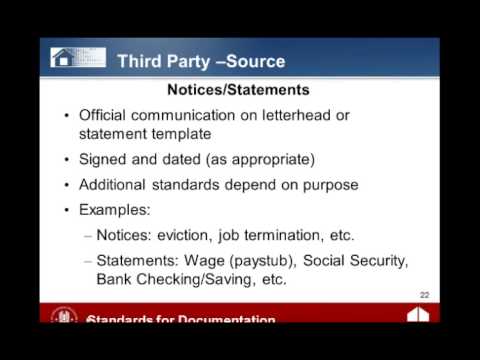 ESG Webinar: At-Risk Status and Income - Recordkeeping Requirements - 5/15/12