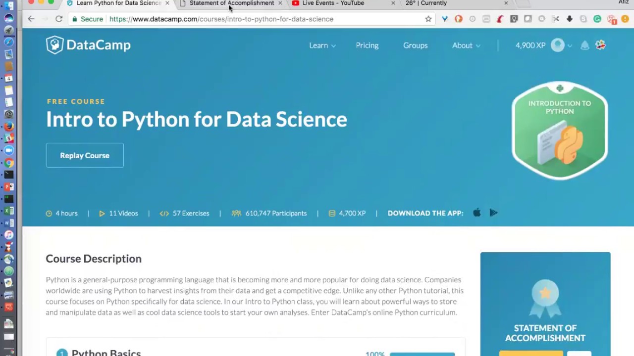 Get Python for Data Science Certification in 2 days