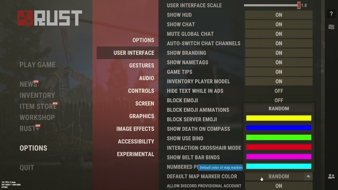 Rust – How to Change Default Map Marker Color