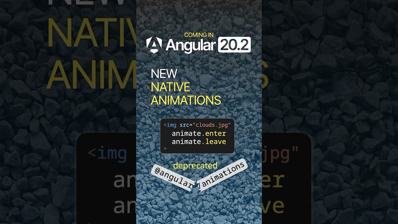 Angular 20.2: New Native Animations #angular #angular20