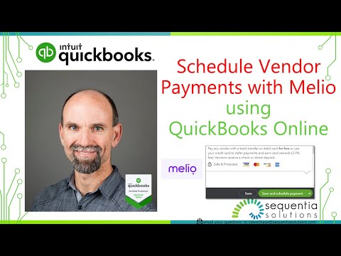 Schedule Vendor Payments with Melio using QuickBooks Online