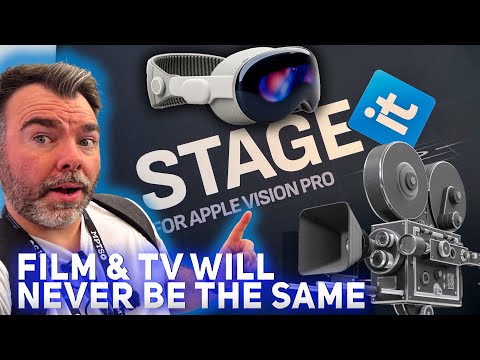 Film and TV will NEVER be the same! STAGE IT App FOR APPLE VISION PRO