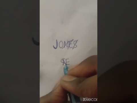 Logo Name Jones🔥 Comment Your Names #shorts #short #jones #logodesign