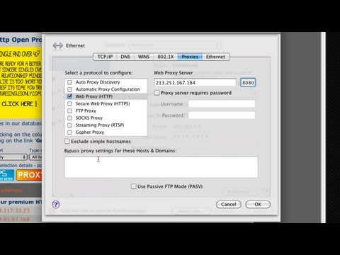 Universal HTTP Proxies on Mac