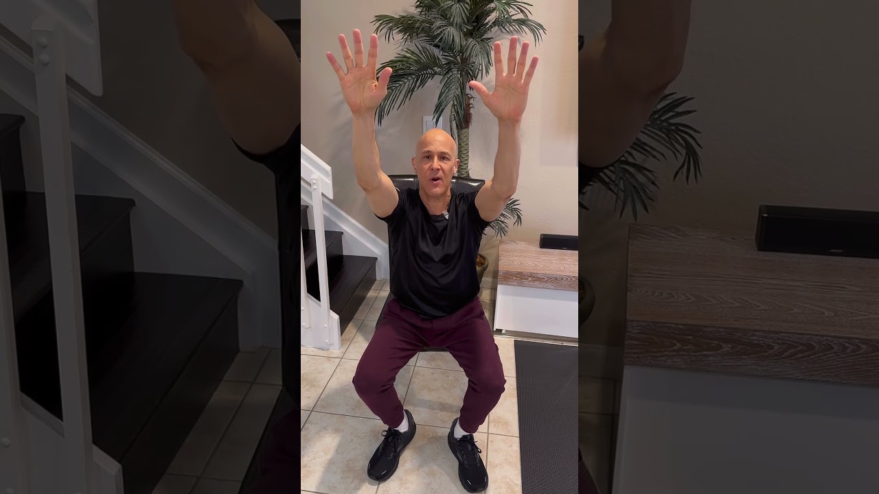 1 Chair Exercise Tightens & Tones Your Belly!  Dr. Mandell