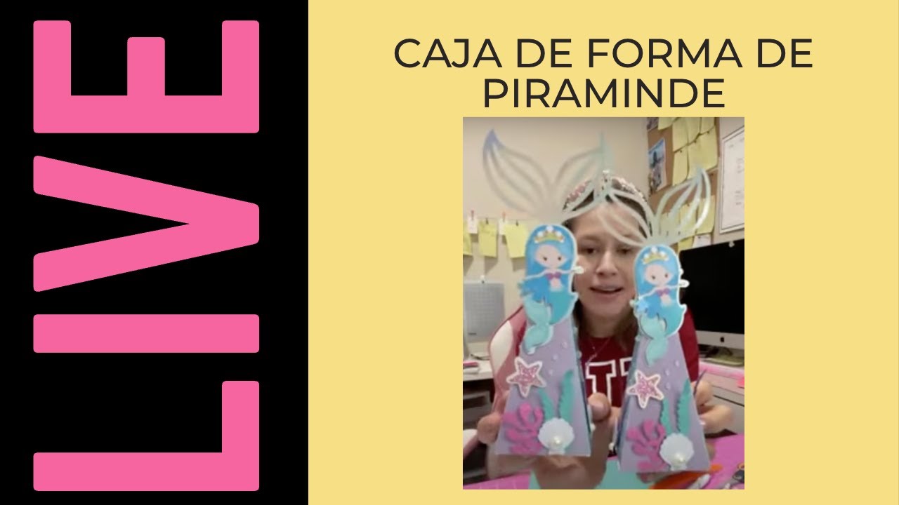 Cajita en forma de pirámide | Party flavors by Creations Nani