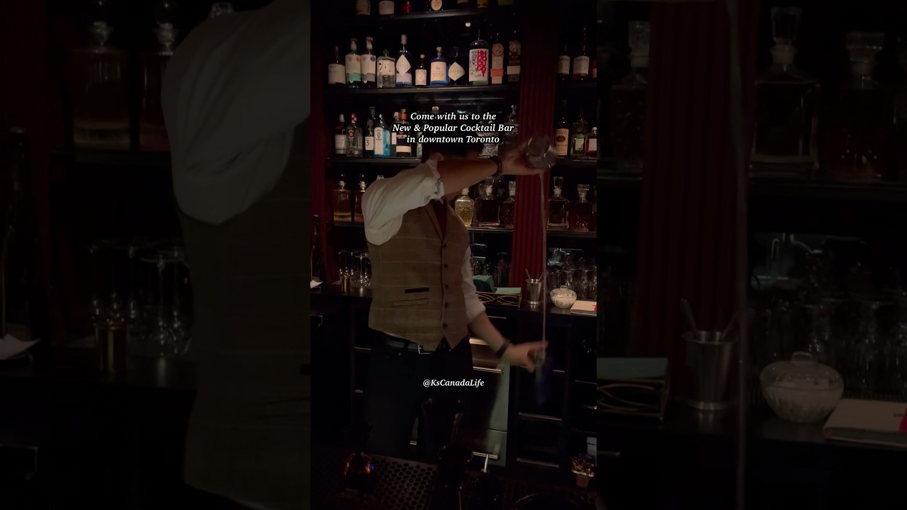 Come with us to the New & Popular Cocktail Bar in downtown Toronto - 현시각 토론토에서 제일 핫한 신상 칵테일 바