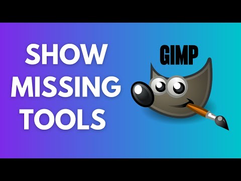 gimp show missing tools from toolbox