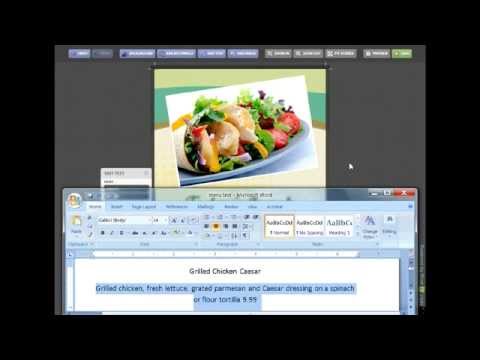 Online Menu Design templates from The Menu Maker