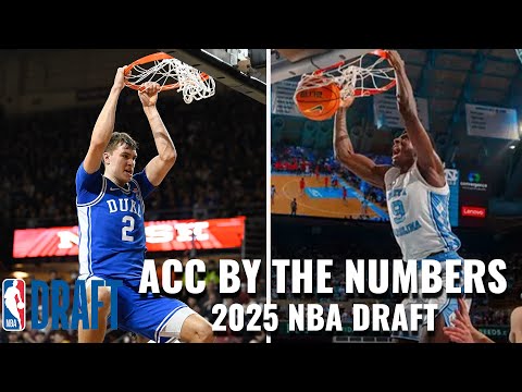 ACC By The Numbers: 2025 NBA Draft