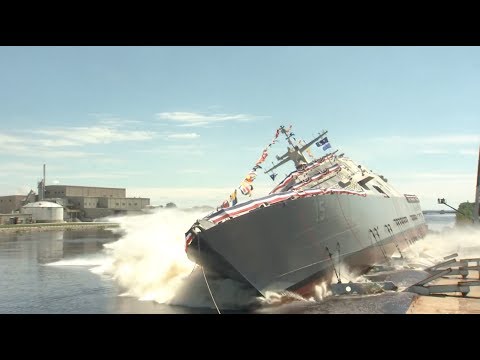 US Navy's New $300M Combat Ship Was Just Launched