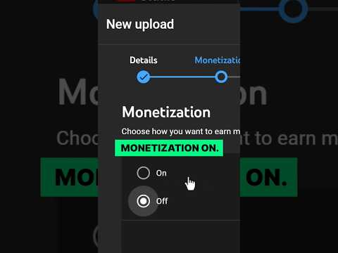 How to Turn Monetization on for YouTube