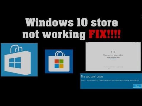 Microsoft store not working windows 10