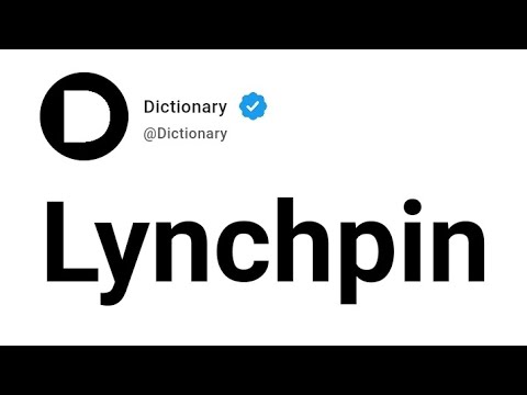 Lynchpin Meaning In English