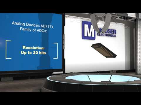 Analog Devices AD717x Low-Power Sigma-Delta ADCs - New Product Brief | Mouser Electronics