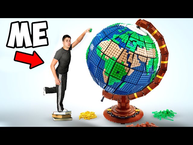 Building a Lego Globe: A Journey Across Continents | Galaxy