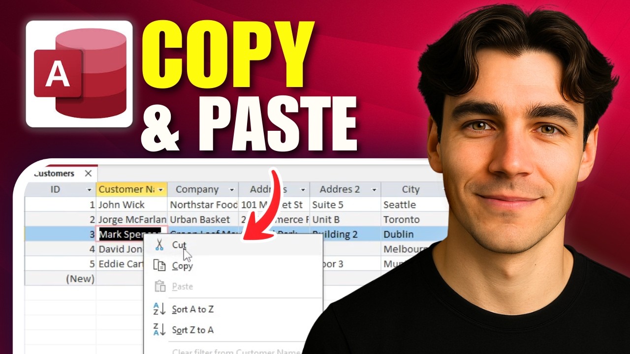 How to Cut, Copy, And Paste in Microsoft Access (Tutorial 2026)