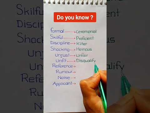 10 Common Synonyms class - 45