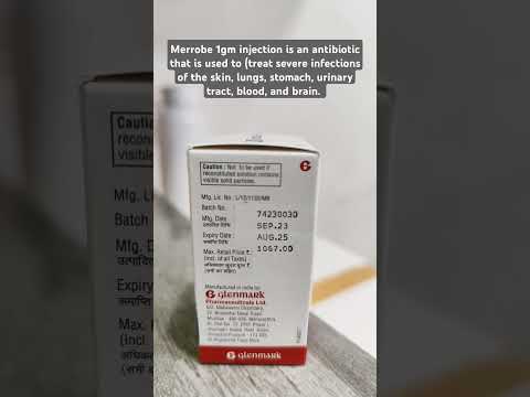 Meropenem Injection - Inj Meropenem Latest Price, Manufacturers & Suppliers