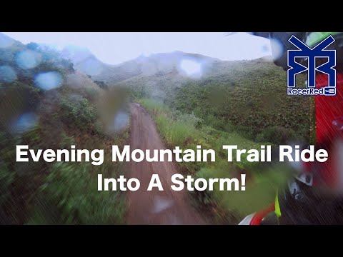 Idaho Danskin Mountains - Evening Dirt Bike Ride Into A Storm