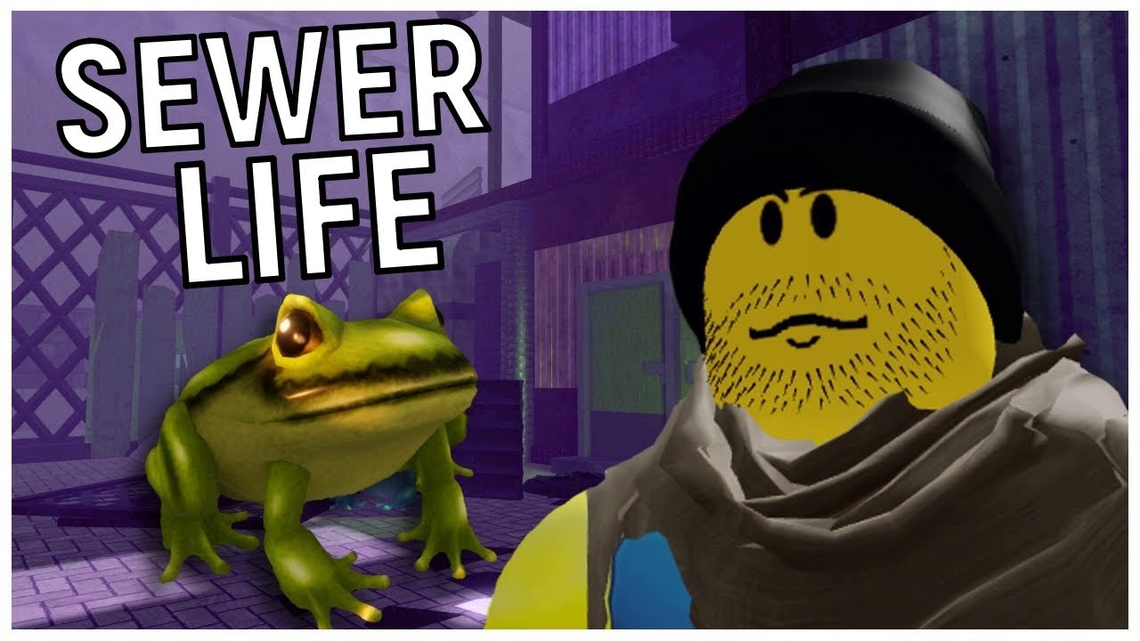 Living in The Sewers for 1 Week | Roblox