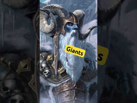GIANTS in dnd 5e #dnd #giants5e #shorts