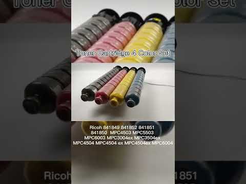 Toner Cartridge 4 Color Set for Ricoh 841849 841852 841851 841850 MPC4503 MPC5503 MPC6003 MPC3004ex