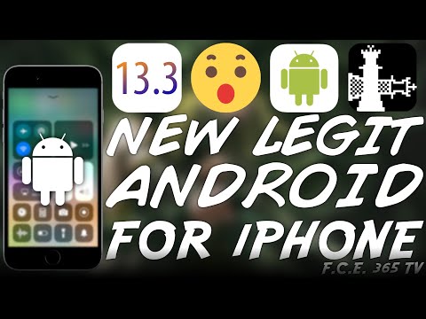 REAL Android RELEASED For iPhone (iPhone X - iPhone 6)! (Legit Android Not Emulated) (Android 10)