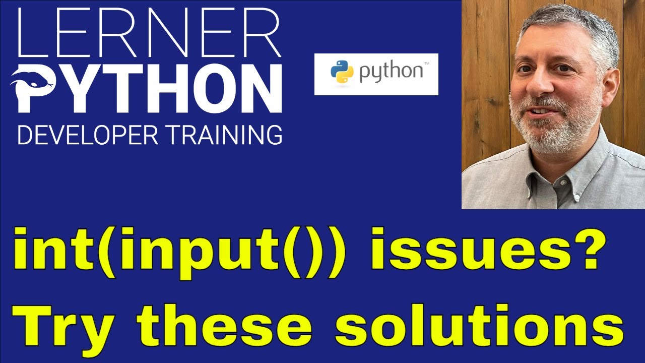 How to take int input in Python — safely and correctly