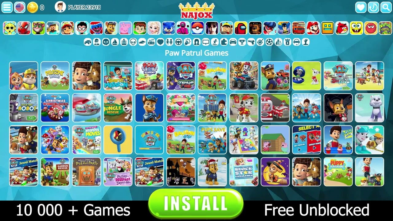 NAJOX 10.000+ Games