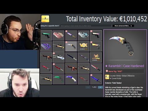 crypto scammer exposes himself by flexing csgo skins