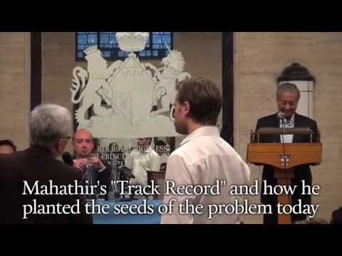 Q8 Dr Mahathir: Mahathir's Track Record and how he planted the seeds of the problem today