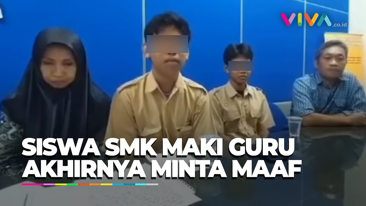 Nyali Ciut, Siswa SMK Bentak Guru Akhirnya Minta Maaf