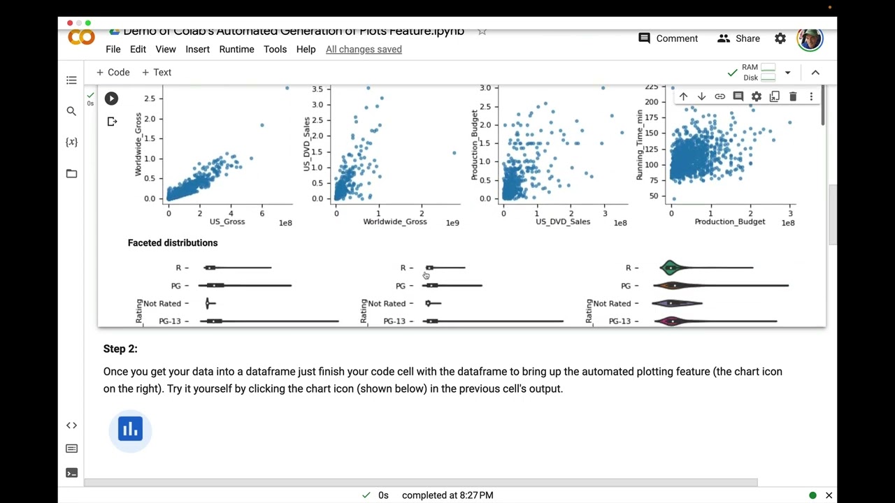 Colab Data Visualizations Made Easy