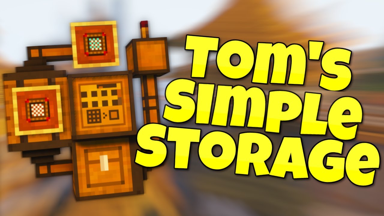Minecraft Tom's Simple Storage - Complete Guide