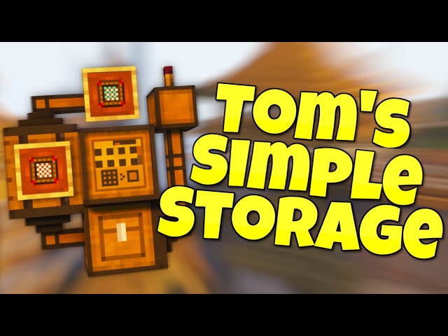 Minecraft Tom S Simple Storage Mod Guide