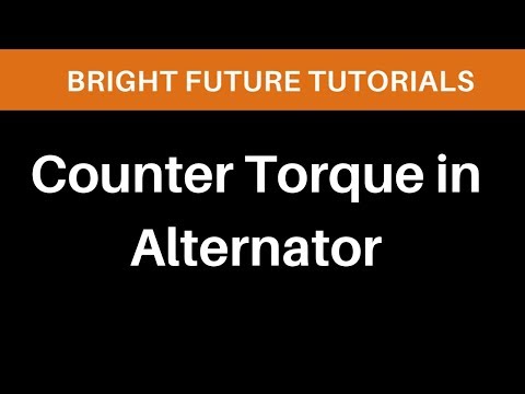 Counter Torque in Alternator – Video Tutorials for engineering students