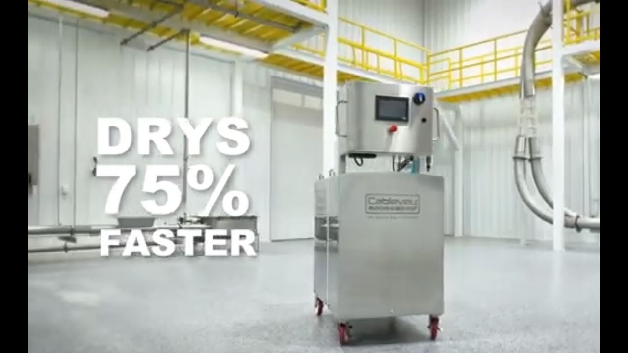 Cleanvey Is Fast & Simple - 75% Less Drying Time