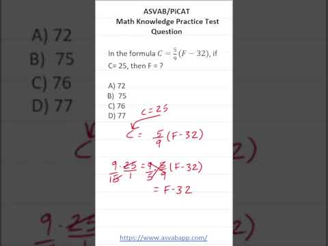 ASVAB/PiCAT Math Knowledge Practice Test Question: Conversions #acetheasvab with #grammarhero