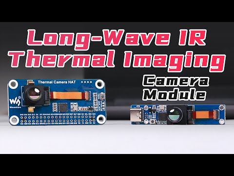 Long-Wave IR Thermal Imaging Camera Module, 80×62 Pixels, 45°FOV, 40PIN GPIO Header Or Type-C Port