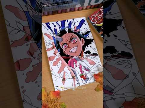 Drawing Nezuko ???? DEMON SLAYER - Spill Art ???? AR drawing Apps #shorts #drawing #demonslayer