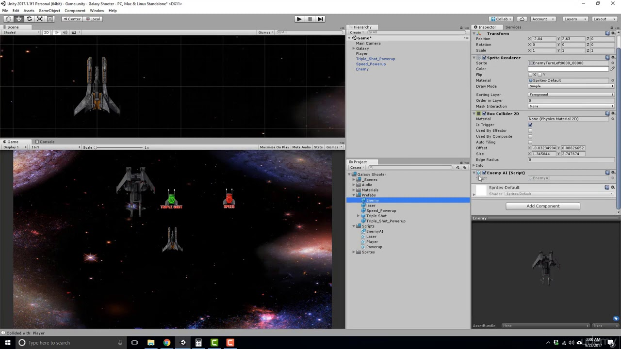 Unity Tutorial - Challenge Enemy Behaviour
