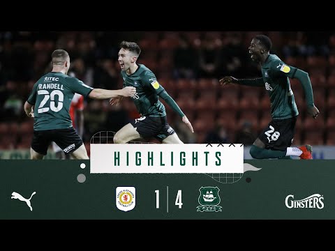 Highlights | Crewe Alexandra 1-4 Plymouth Argyle