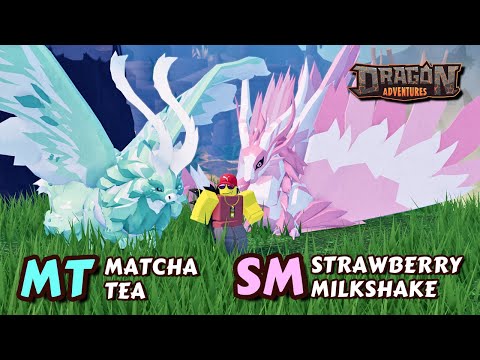 HOW to get POPULAR Color Themes (Matcha Tea and Strawberry Milkshake) in Dragon Adventures.